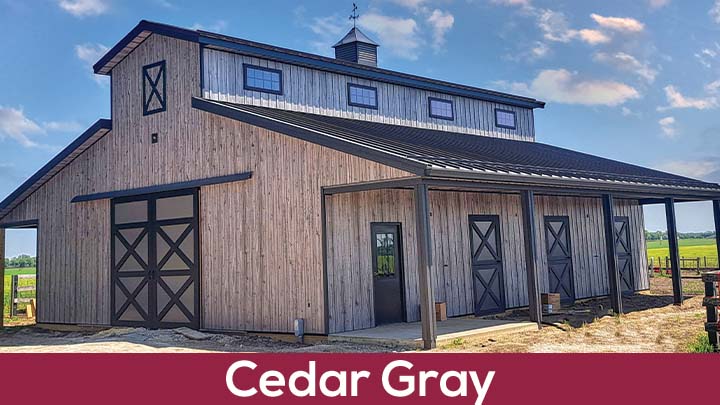 Wood Grain Steel - Graber Post Buildings